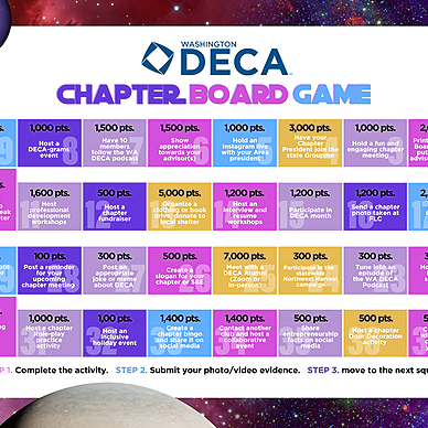 Stay Engaged with WA DECA! - Listen on Spotify - Linktree